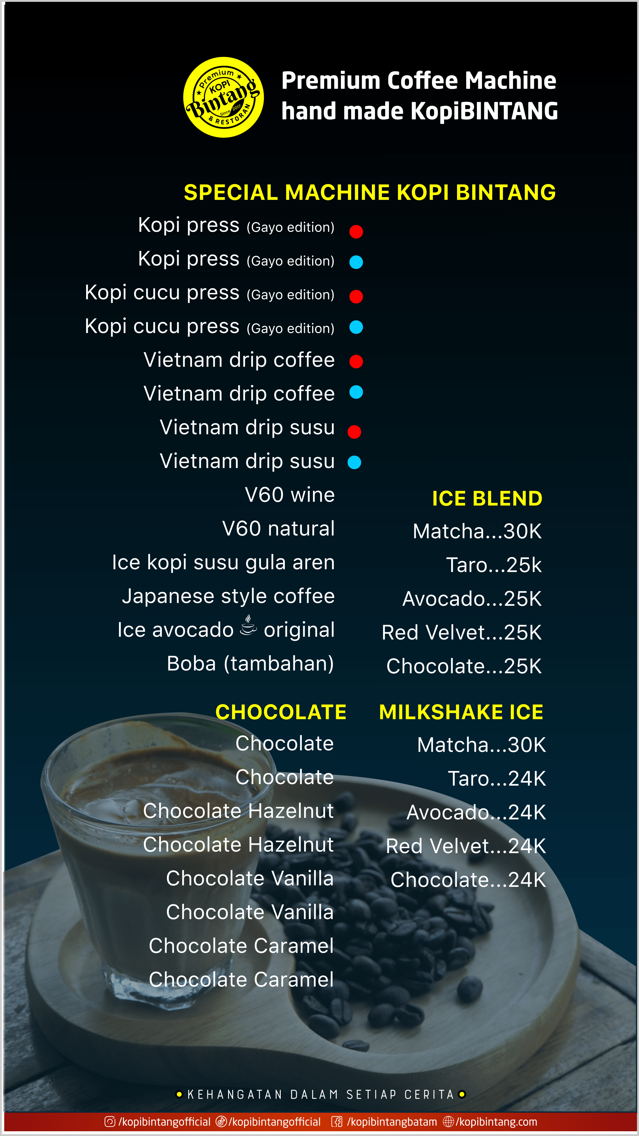 Minuman - Kopi BINTANG & Restaurant