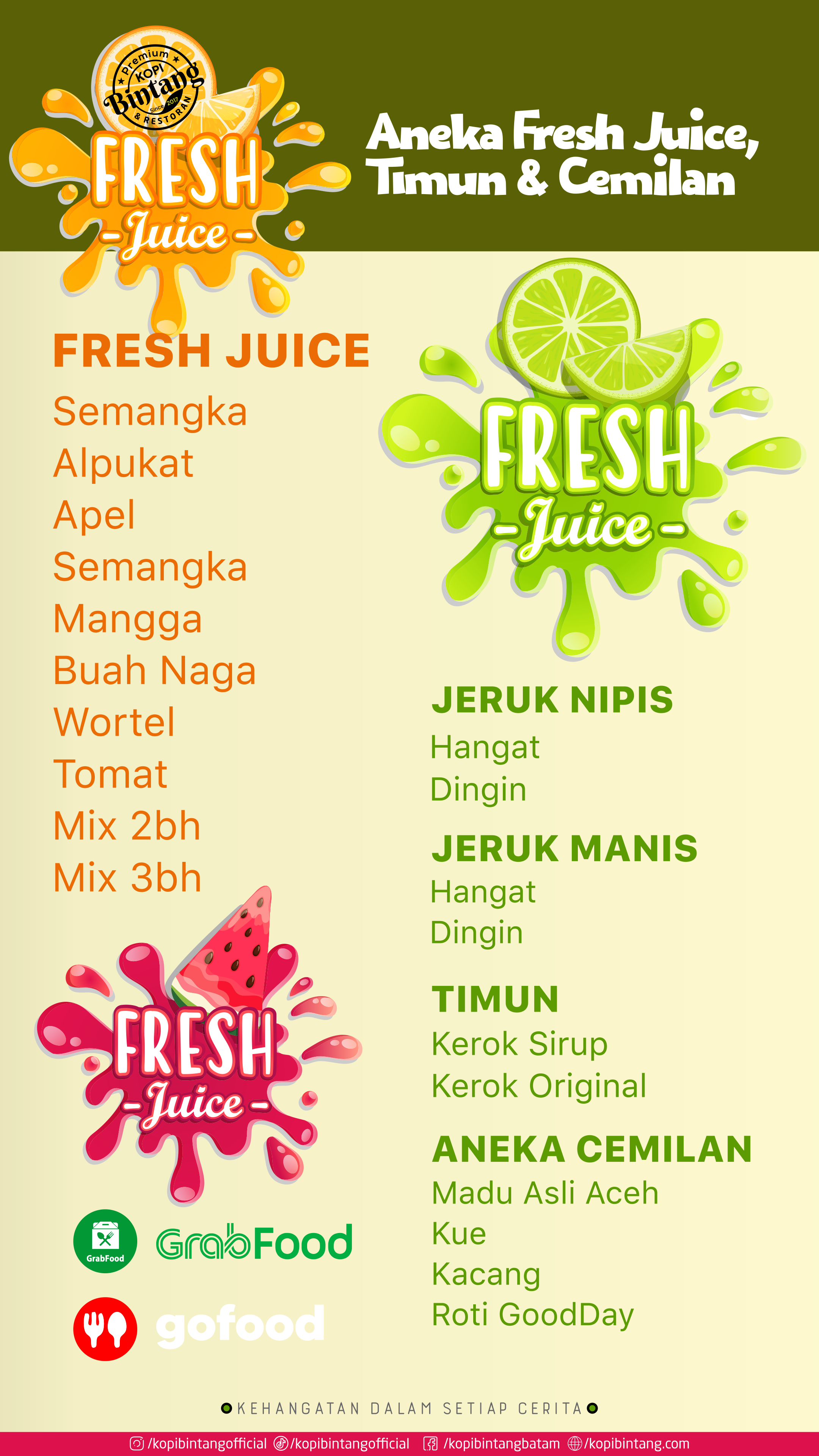 Minuman - Kopi BINTANG & Restaurant